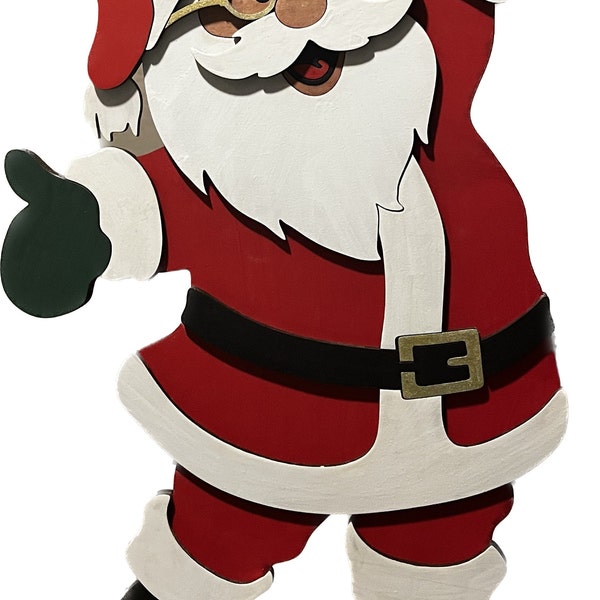 Santa Stand SVG: Laser Cut Christmas Decor (digital Download) - Etsy