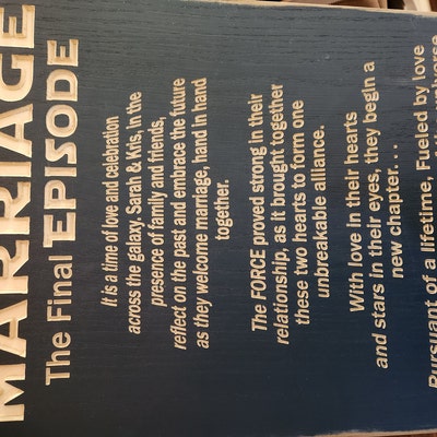 Personalized Carved Wooden Sign marriage the Final - Etsy