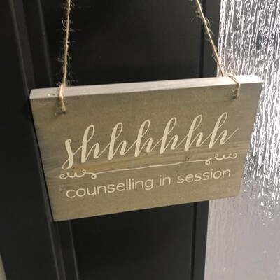 Counseling in Session Sign Open and Closed Sign Open Closed - Etsy