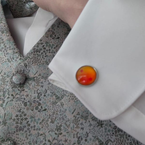 Demon Slayer Kyojuro Rengoku Anime Cufflinks. - Etsy UK