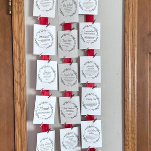 Advent Ornaments With Names of Jesus & Bible Verses Printable NIV ...