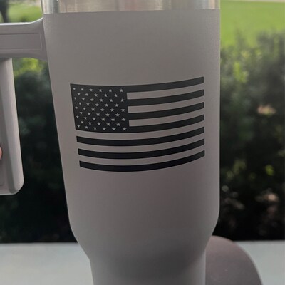 American Flag Decal Stars and Stripes Vinyl Sticker Decal Car Window ...