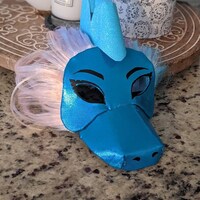Coloring Mask 3 Printable Dragon Masks, 1 Black and White Mask to Color ...
