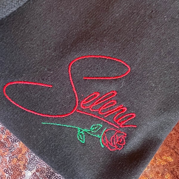 Selena Signature DIGITAL Embroidery Machine Design File - Etsy