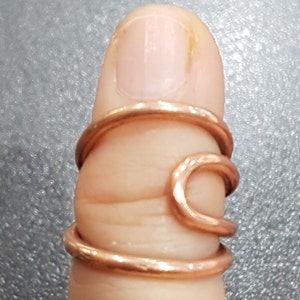Arthritis Finger MCP Joints Splint Brass or Sterling Silver Hammered ...