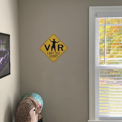 Funny VR Sign, VR Gaming Sign, Gaming Decor, VR Gaming, Virtual Reality ...
