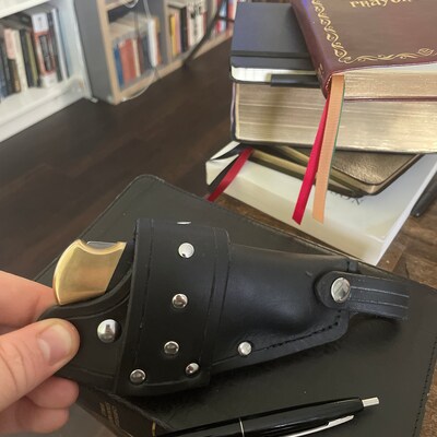 Buck 110 Quick Draw Knife Sheath Honey Brown Free Shipping - Etsy