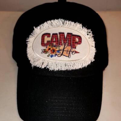 Sublimation Raggedy Patch Blank Frayed Embroidered Edge Hat Patches ...