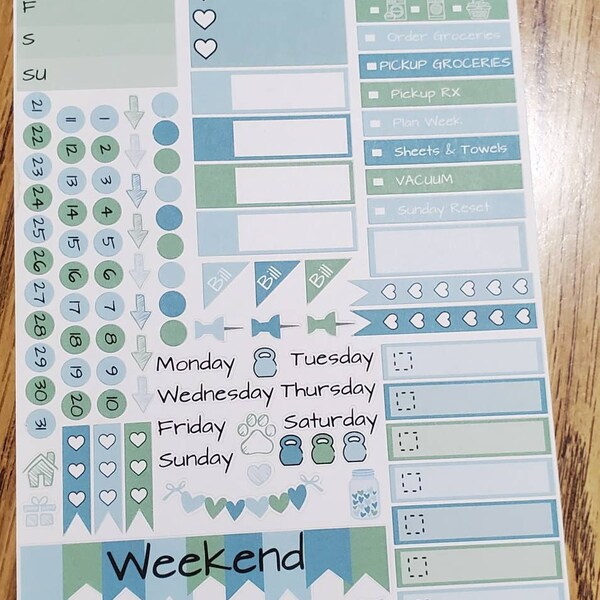 Habit 2 Checkoff Stickers Color Coding Stickers Functional Stickers ...