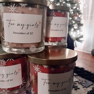 Custom Candle Labels Personalized Candle Label Create Your - Etsy