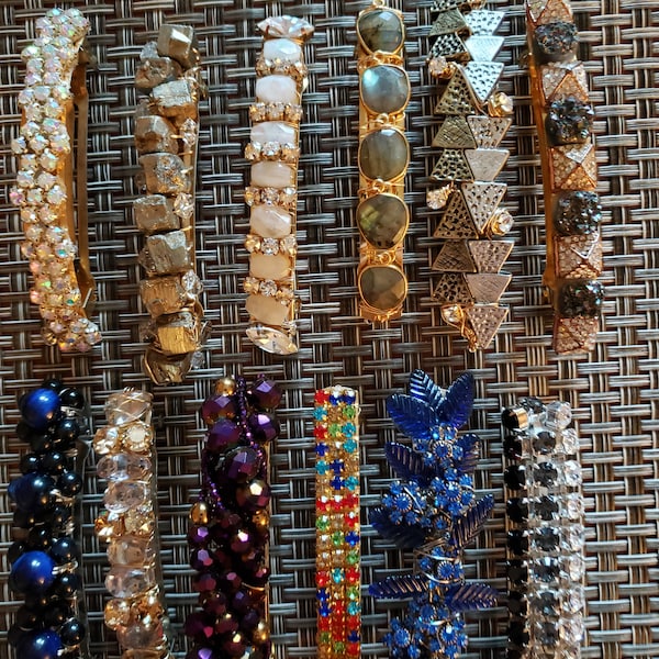 Crystal Spiral Shell Barrette, for Weddings, Parties, Special Occasions ...