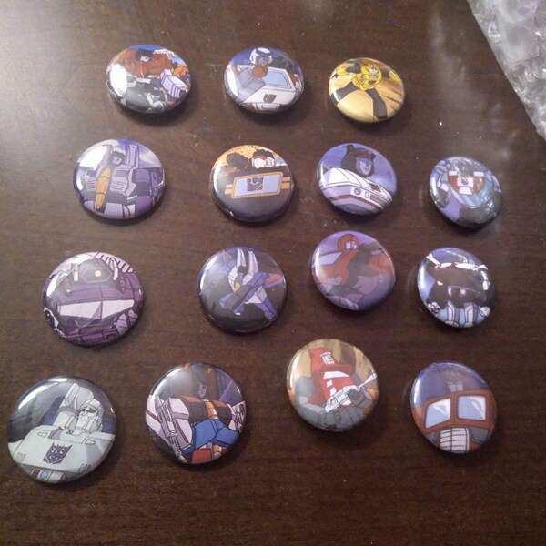 More Than Meets the Eye! Set of 6 Transformers Refrigerator Magnets ...