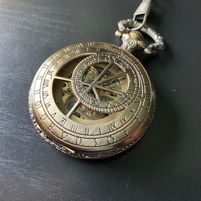 Time Lord Mechanical Pocket Watch Pocket Chain or Necklace - Etsy