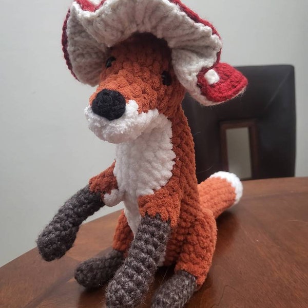 Crochet Pattern for Flamsie, Realistic Crochet Fox Amigurumi - Instant ...