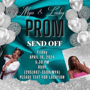 Prom Invitation Flyer, Prom Event Flyer, Prom Invitation, Prom Event ...