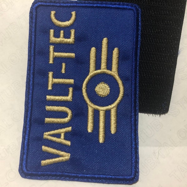 Fallout Vault-tec Corporation Emblem Iron-on Embroidered Patch, Custom ...