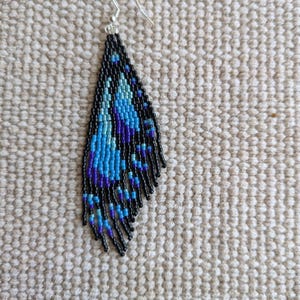 Earrings Black Cat Brick Stitch Pattern Tutorial for Dangle Earrings ...