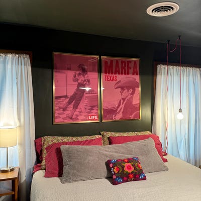 Marfa Texas Wall Decor Poster Cowboy Art Print for Dorm Wall Poster ...