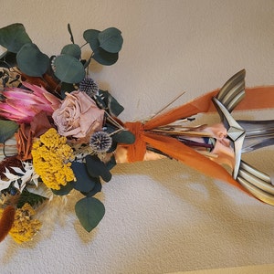 Terracotta Rust Cake Flowers, Flat Lay Flowers, DIY/ Wedding Flowers ...