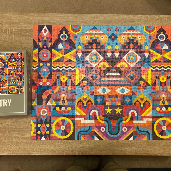 Symmetry – Challenging, Symmetrical 1000-piece Jigsaw Puzzle for Adults ...