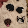Custom Pet Pin dogs, Cats, Horses, Birds, Etc - Etsy