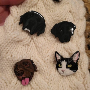 Custom Pet Pin dogs, Cats, Horses, Birds, Etc - Etsy