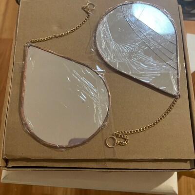 Water Drop Decorative Mirrors, Teardrop Wall Mirror, Living Room Wall ...