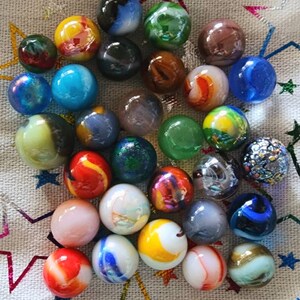 Instant Marble Collection Mega Marbles 25 DIFFERENT Mega Marbles 14mm ...