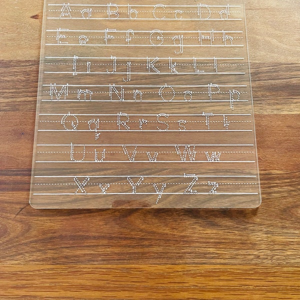 Teaching Print - Letter Tracing Font - Dotted Letters for School Kids ...