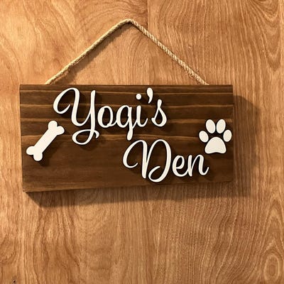 Dog Name Sign, 3D Dog Name Sign, Custom Dog Name Sign, Personalized Dog ...
