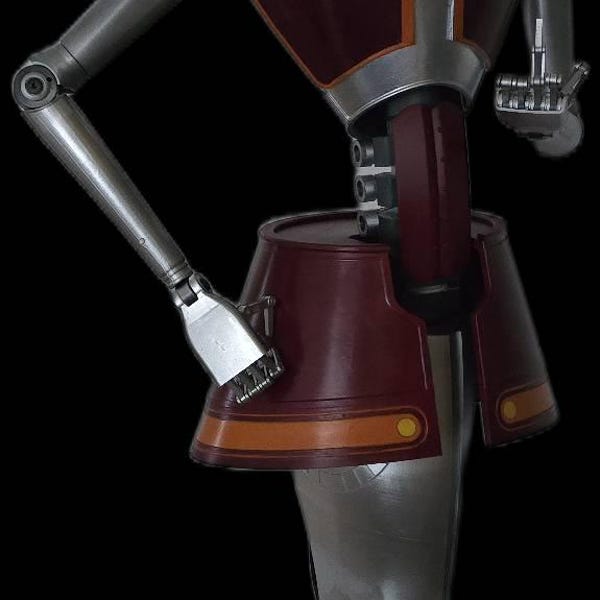 Droid Division Waitress Droid Inspired Fan Art STL Files for 3dprinting ...