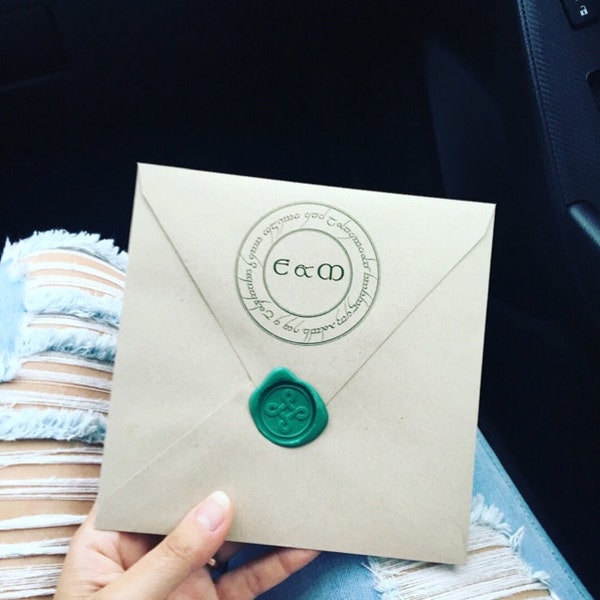 Tolkien Leaf - Inner Envelope - Holds 5" Cards - Fits 6" Envelopes - Etsy