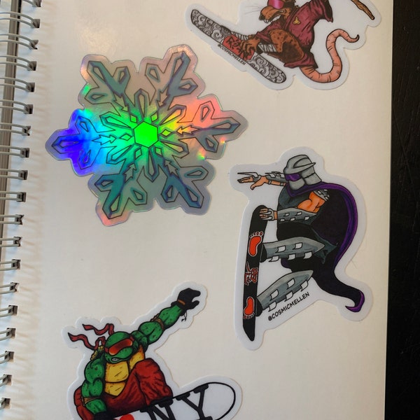Sticker | Winter Sports | Laptop Sticker | Snowboard Sticker | Flask ...