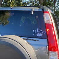 Mexican Flag Logo Decal With Custom Text Mexican Flag Eagle Custom State Aguila De Mexico Car ...