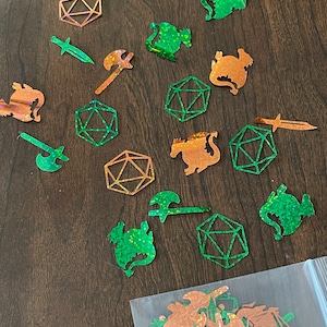 Dungeons and Dragons Cupcake Toppers/ D&D Cake Decor/party Decor/dnd ...