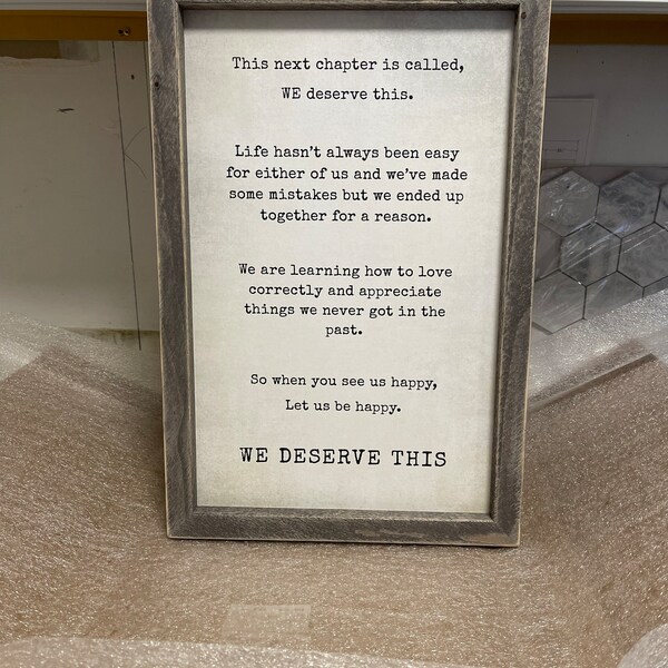 Custom Quote Frame, Custom Quote Sign, Farmhouse Sign, Framed Quotes ...