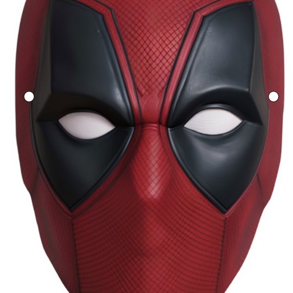 Daredevil Mask Superhero Mask A4 Size Ready to Print Digital Download ...