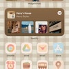 Cute Neutral Hand Drawn Ios & Android App Icons Home Screen Set Widgets ...