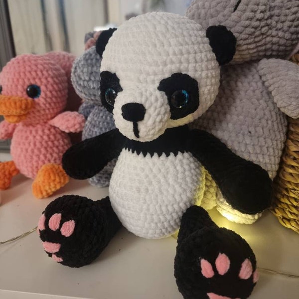 Crochet Panda Pattern, Amigurumi Panda Pattern PDF in Eng, Cute Bear ...