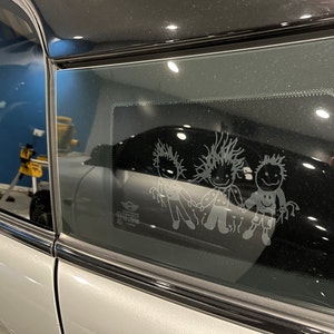 Decal Cute Ghost on Bike Car Decal Window Decal Mirror Decal Sticker ...