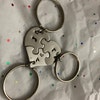 Heart Puzzle Keychain Puzzle Piece Keyring Best Friend Gift - Etsy