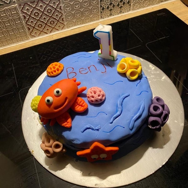 Peter Rabbit Edible Fondant Cake Topper Set, 1st Birthday, Baby Shower ...