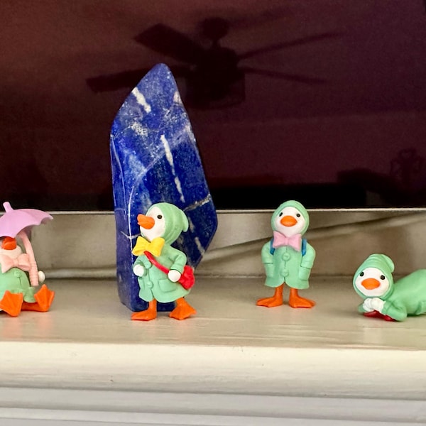 Set of 6 Little Glow-in-the-dark Pig Figurines; Pig Miniatures - Etsy