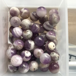 Chevron Amethyst Smooth Round Beads 4mm 6mm 8mm 10mm 12mm Approx 15.5 ...