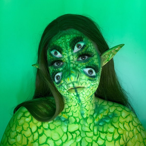 Snake Nose Prosthetic, SFX Makeup, Silicone Appliance, Halloween ...