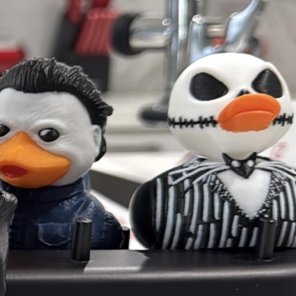 Horror-themed Rubber Duck With Chainsaw Wielding Maniac Design ...