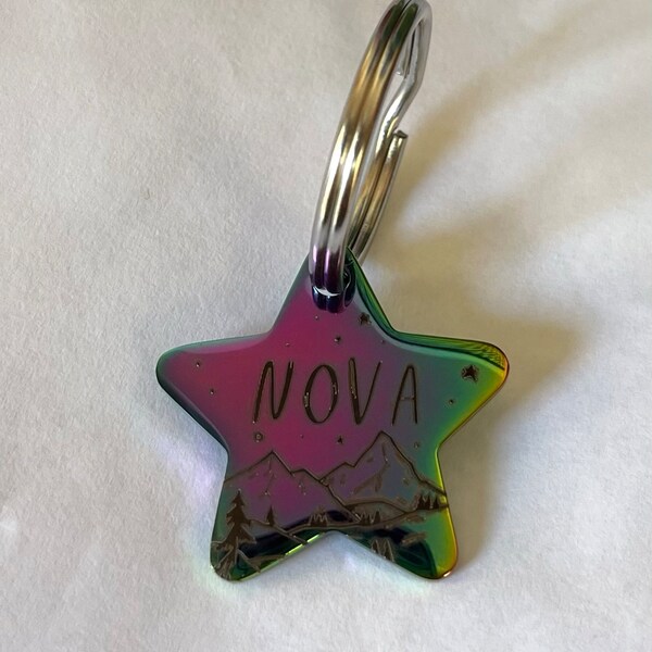 Cat Id Tag - Pet Tag - Cat Tag Personalized - Cat Tag Small - Pet Tags ...