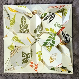 Origami yuzen Washi chiyogami silk Screen Paper craft - Etsy