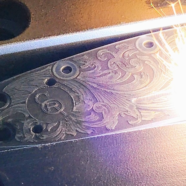 Custom Scroll Design SVG for Laser Engraving and Printing, Floral ...