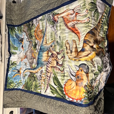 Jungle Animal Border Stripe Cotton Fabric Wee Safari 25641-10 Northcott ...